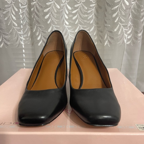 H by Halston | Shoes | H By Halston Leather Man Made Upper Heels ...